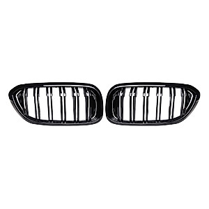 Qitian ABS Gloss Black Front Kidney Grille Grill For BMW 5 Series G30 G31 F90(M5) (2017-2019 Only)