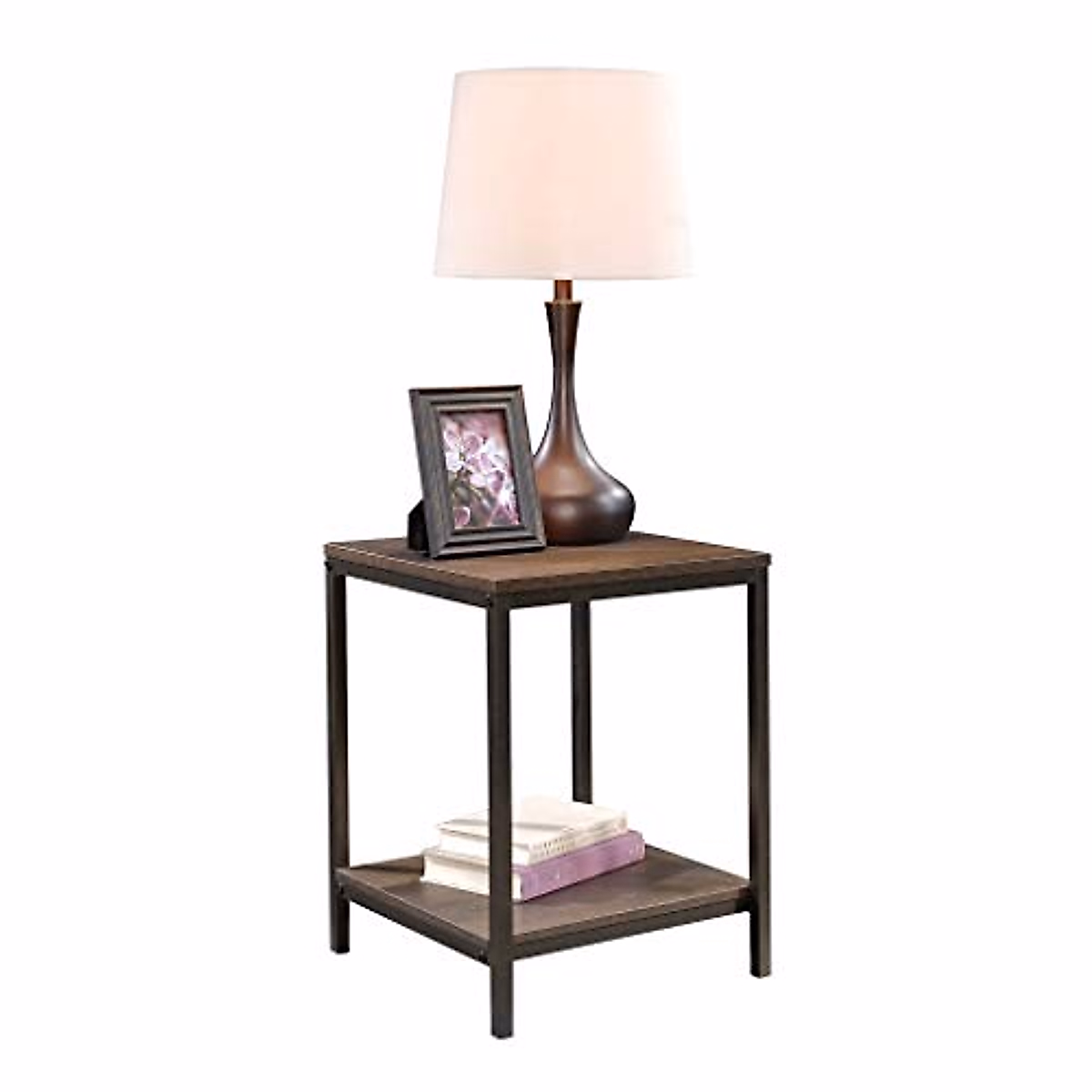 Sauder North Avenue Side Table, Smoked Oak finish