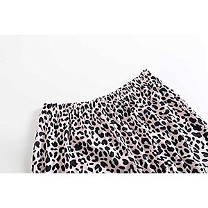 HONG HUI Women's Capri Pajama Sets Plus Size Stylish Print SleepWear with Pocket Black