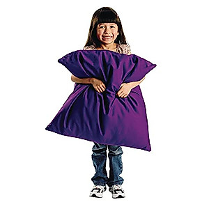 20 inch Square Bright Pillows by Environments - Set of 6, Washable Throw Pillows, Create Soft and Cozy Areas in Preschools, Classrooms, Daycares and Playrooms (Item # PILLOW20)