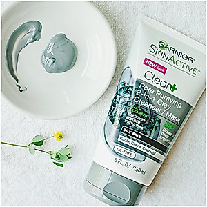 Garnier SkinActive Men's Pore Purifying Charcoal Face Wash & Mask, 5 fl. oz.