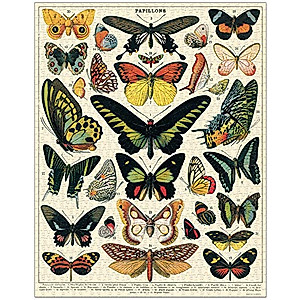 Cavallini Papers & Co. Butterflies 1,000 Piece Puzzle, Multi