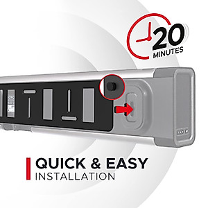 Playbar Wall Mount Bracket Kit with Mounting Accessories for Sonos Soundbar, Designed in The UK by Soundbass