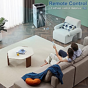 IAGREEA Portable Air Conditioner 10,000 BTU, Portable AC Unit for Rooms up to 400 Sq.Ft with Dehumidifier, Fan Modes, Auto Cooling & 24 Hour Timer, Window Mount Exhaust Kit-1130W