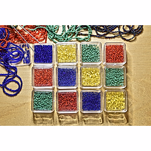 SE 12 Stackable Square Plastic Containers - 8741BB