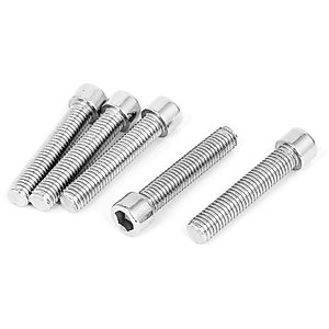 10 Pcs M10-1.5x50mm Stainless Steel Hex Socket Head Cap Screws Bolts Inner Hex Socket Bolt DIN 912