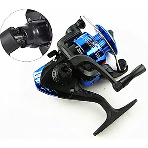 Vivoice Fishing Reel Small Spinning Reesl Ultralight Spinning Fishing Reel for 200 (Green)