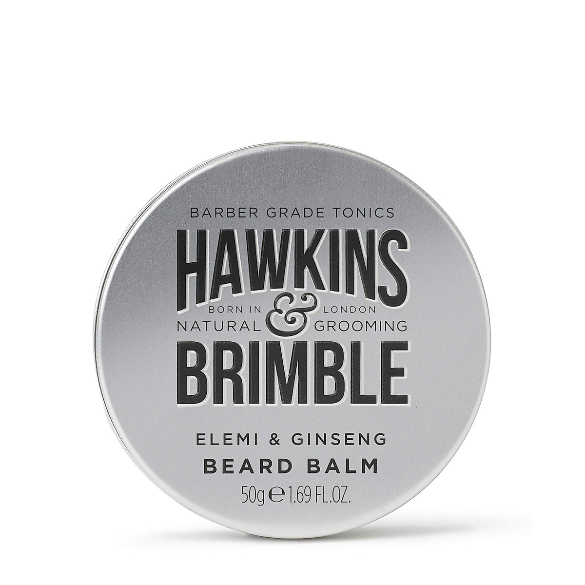 Hawkins & Brimble - Beard Balm for Men, 50g - Mens Beard Grooming Balm for Smoothing, Softening & Conditioning - Beard Styling Balm to Support Beard Growth - Elemi & Ginseng Acclaimed Signature Scent