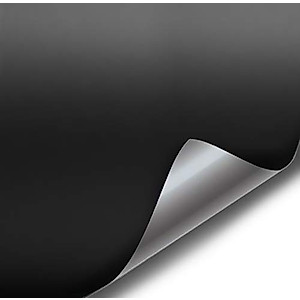 Black Matte Car Wrap Vinyl Roll with Air Release 3MIL-VViViD8 (4FT X 5FT)