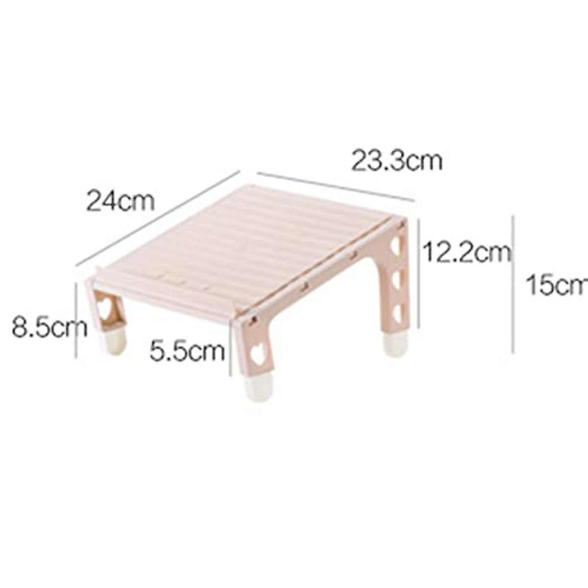 Cabilock Stand Holder Organizing Double-Layer Shoe Heel Footwear Household Sneakers Saving Sandals Simple High Bracket Low Plastic Organizer Adjustable Space-Saving Entryway Shop for Kids