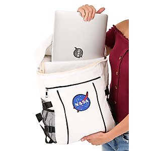 Fun Costumes Adult NASA Backpack Standard White