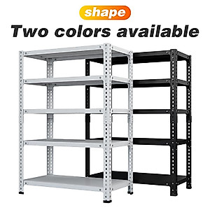 JINLIFORTOY Household Storage Rack, Adjustable Display Rack, Basement Balcony Storage Rack, Carbon Steel Storage Rack (White, 47.2 * 15.7 * 70.8in)