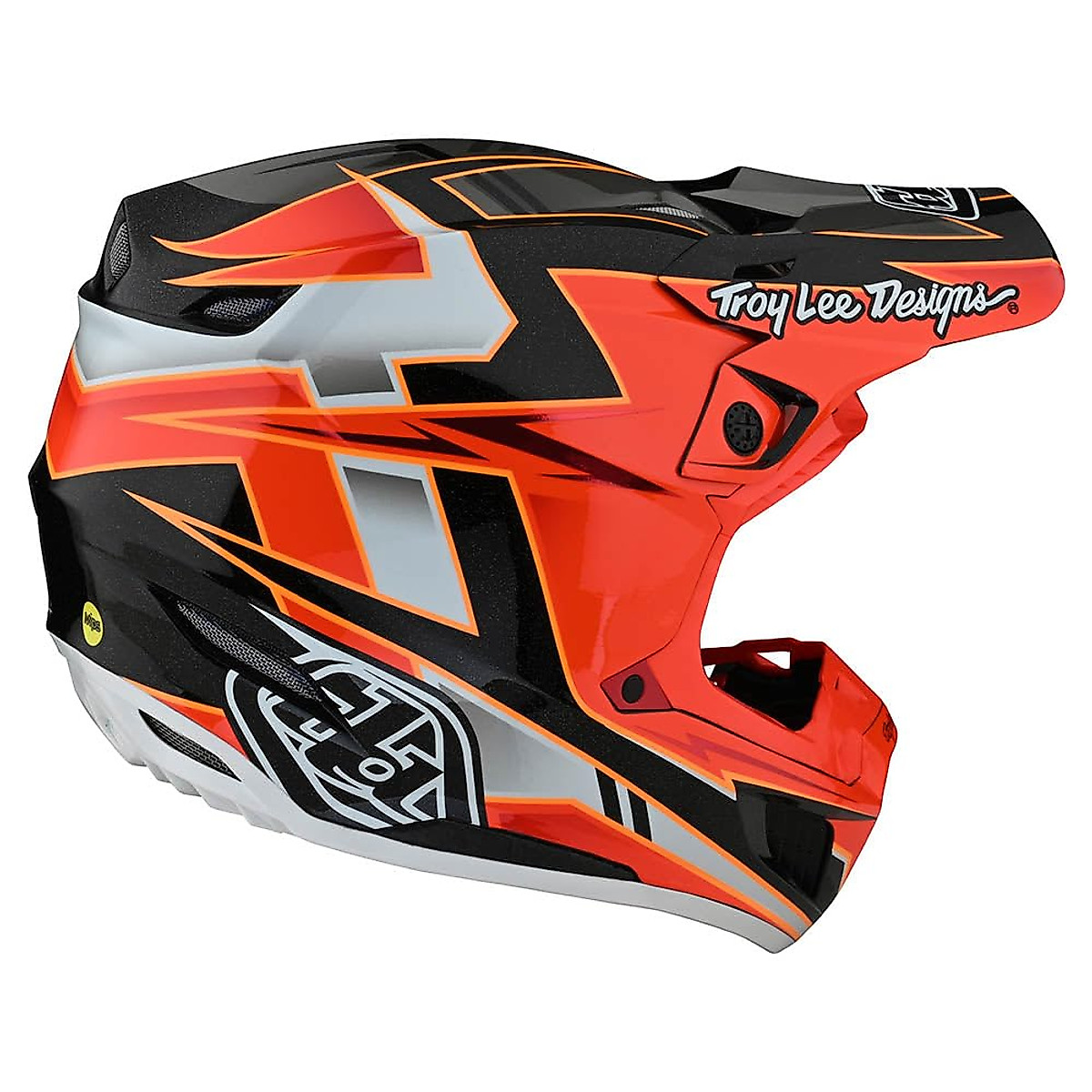 Troy Lee Designs SE5 Composite Adult Motocross Dirt Bike Helmet W/MIPS, Graph Red/Black, Large