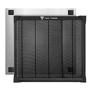 Twotrees Honeycomb Laser Bed 430x400mm Honeycomb Board Table for Laser Cutter Engraver, Honeycomb Working Table for Laser Cutting Engraving, Metal Base Kit for Desktop Protection (16.9” x15.7”)