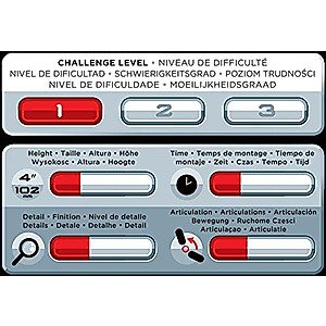 SpruKits Teenage Mutant Ninja Turtles Leonardo Action Figure Model Kit, Level 1