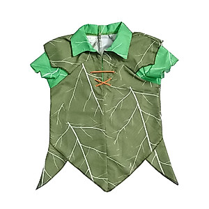Szytypyl Peter Pan Costume for Boys Fairy ELF Costumes Halloween Outfit Cosplay