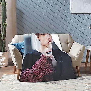 Stray Kids Lee Felix Blanket Ultra-Soft Micro Fleece Blankets Throw Blankets Decoration Gift for Decor Home Sofa,Office,Dormitory Bed car Camp Couch All Seasons