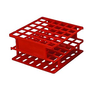 EISCO Test Tube Stand, Holds 36 Tubes - 0.75" Slots - Three Tier Grid Design