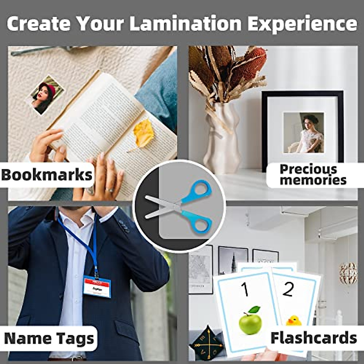 Hartwii 300 Pack Lamintaing Sheets Holds 8.5 x 11 Inch Sheets, 3 Mil Clear Thermal Laminating Pouches 9 x 11.5 Inch Lamination Sheet Paper for Laminator, Round Corner Letter Size