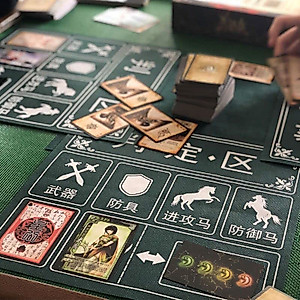 fashionbeautybuy San Guo Sha Sanguosha, Deluxe Edition Board Game Protected Strategy Card Game - Collection Gift 1 Pack Random