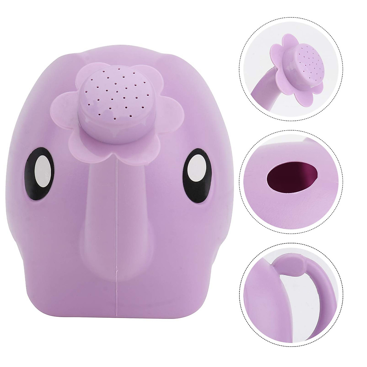 Cabilock Watering Can Elephant Shaped Plastic Plant Watering Pot Garden Watering Jug Long Spout Water Can for Succulent Bonsai Garden Flower - 1.5L