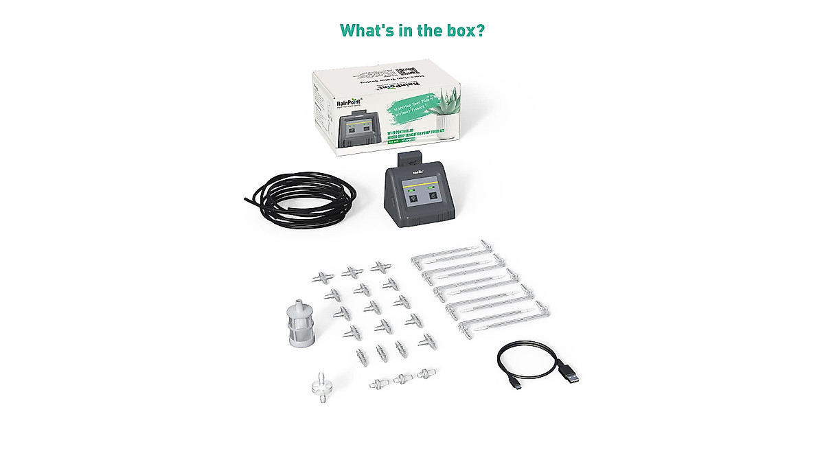 RAINTPOINT Automatic Watering System for Indoor Plants | Smart Drip Kit