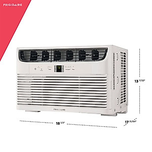 Frigidaire FHWW083WBE Window Air Conditioner, 8000 BTU, White