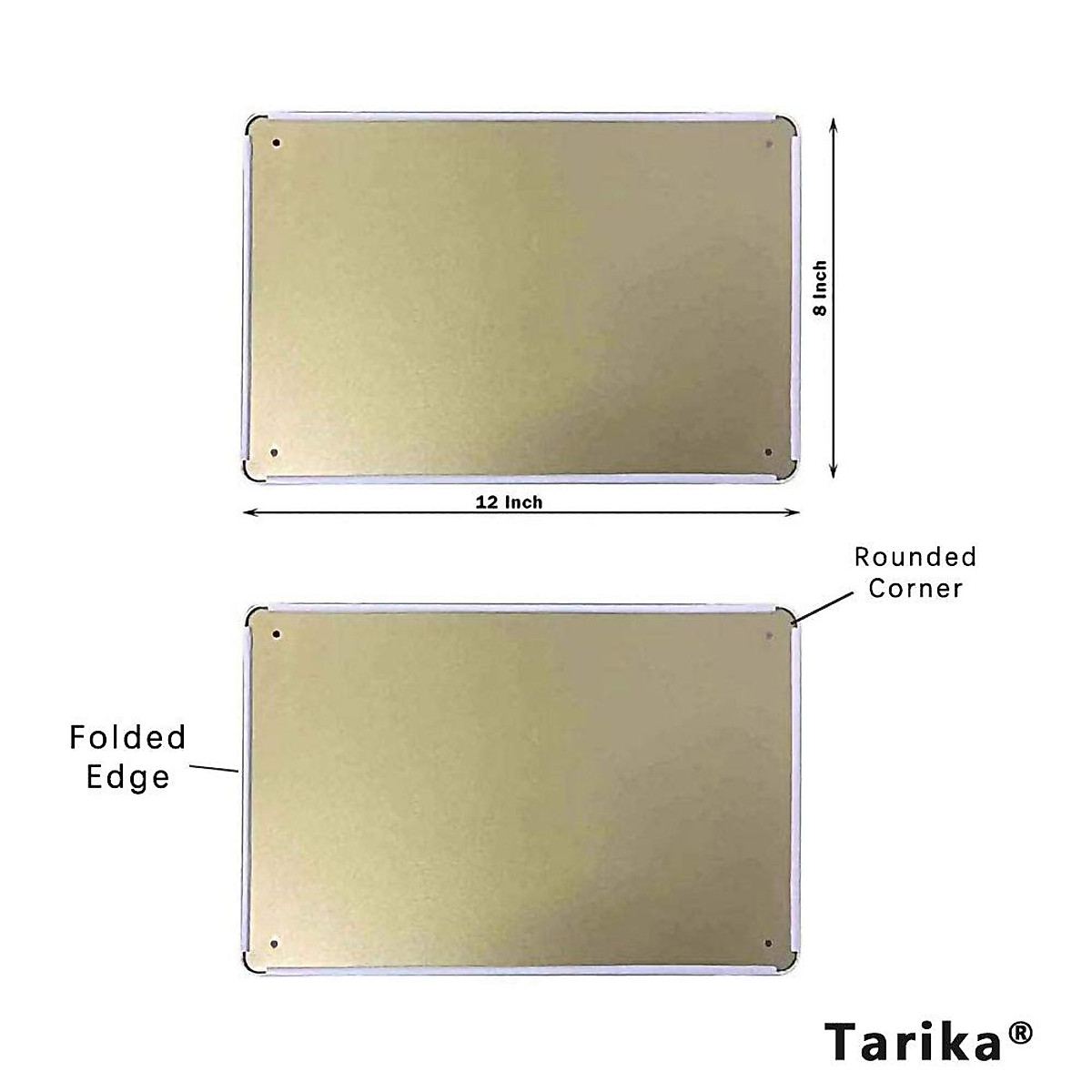 Enchanted Tiki Room Iron 8X12 Inch Retro Look Decoration Art Sign for Home Kitchen Bathroom Farm Garden Garage Funny Wall Decor