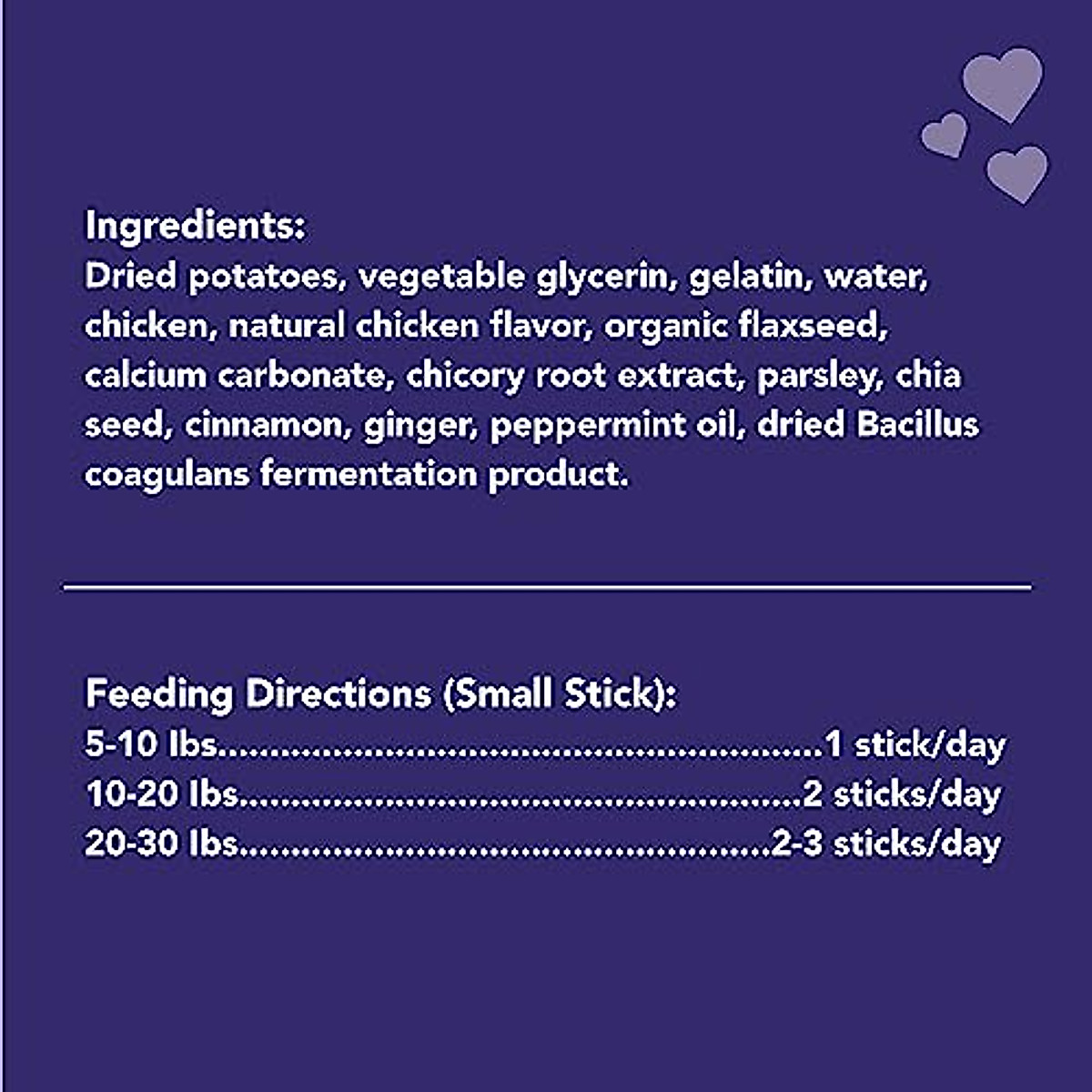 Get Naked Grain Free 1 Pouch 6.2 Oz Digestive Health Dental Chew Sticks, Small