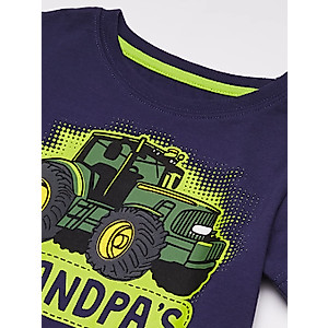 John Deere baby boys Long Sleeve T-shirt T Shirt, Blue, 3-4T US