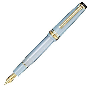 Sailor 11-1224-301 Fountain Pen, SHIKIORI Snow Moon Sky Leaf, Spring Sky, Medium Point