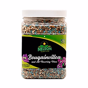 Nelson Plant Food - Bougainvillea Fertilizer - Outdoor and Indoor Plant Fertilizer - All Purpose Plant Food for Vines - Easy Use Granular Fertilizer (2 lb)