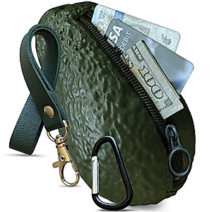 Avocado Coin Purse For Women/Avocado Gifts Wallet Purse Coin Pouch /Vegan Gifts or Keto Gifts Keychain /Novelty Purse Pouch Wristlet Wallets for Women/Avocado Stuff or Avocado Wallet Wristlet