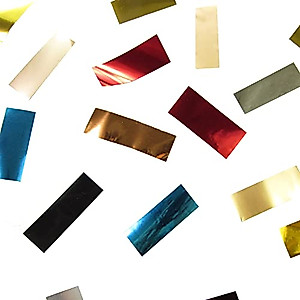 LARGE Metallic Confetti – Jumbo Mylar Rainbow Foil Confetti Bag Perfect for New Years, Surprise Parties, Birthdays, Photoshoots, Engagements & Weddings (300 Grams, Over 7,500 PCS) by JPACO