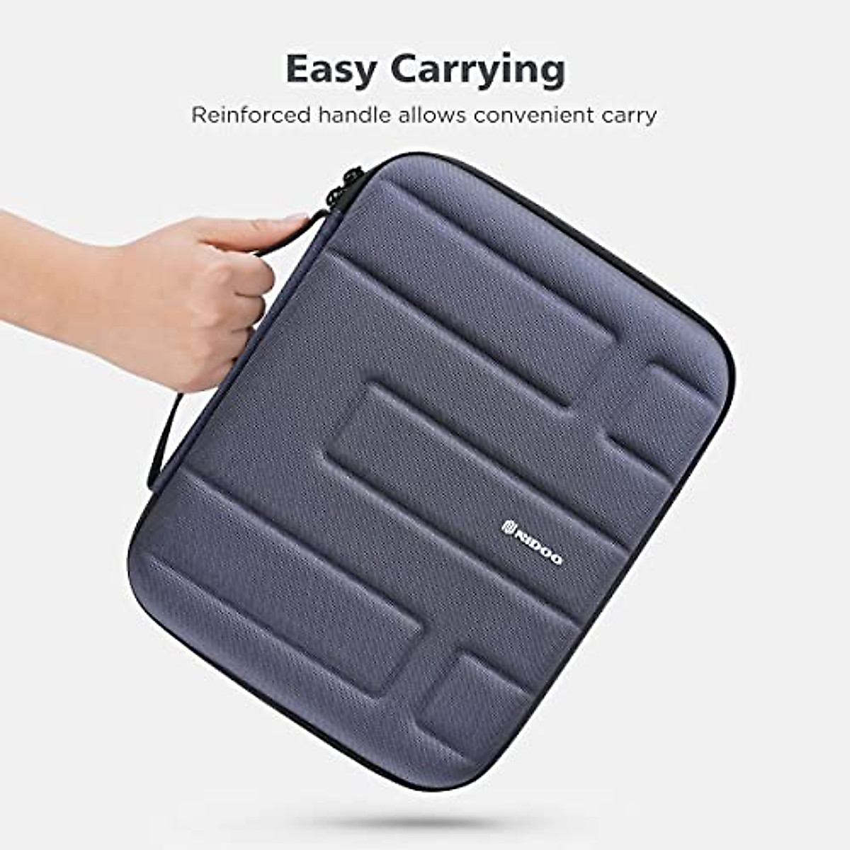 NIDOO Hardshell iPad Case Tablet Sleeve for 11 inch iPad Pro M2 2022/10.9" 10.2" iPad / 10.5" 10.9" iPad Air 4th 5th Generation, Laptop Carrying Bag for Surface Go 3 2 / Samsung Store Accessories