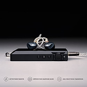 MEZE AUDIO Rai Series MMCX Cable | Headphones HiFi Cable Replacement 4.4mm Male to Dual MMCX Connector Plug | Silver Plated Upgrade Balanced Cable 4.4mm Jack | Cable Length 1.2m/3.9ft