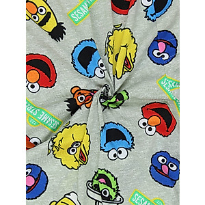 Sesame Street Elmo Toddler Unisex Long Sleeve 2-Piece Pajamas Set (2T, Gray)