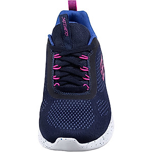 Skechers Sport Women's Women's New Horizon Sneaker, NVPK=Navy/Hot Pink, 9.5