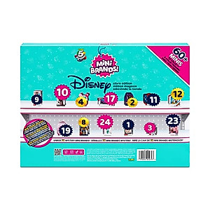 Mini Brands Disney Minis by ZURU Limited Edition 24 Pack with 4 Exclusive Minis, Mystery Collectibles Toys Comes with 24 Minis