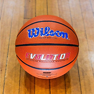 WILSON Evolution Indoor Game Basketball - USA - Size 6 - 28.5"