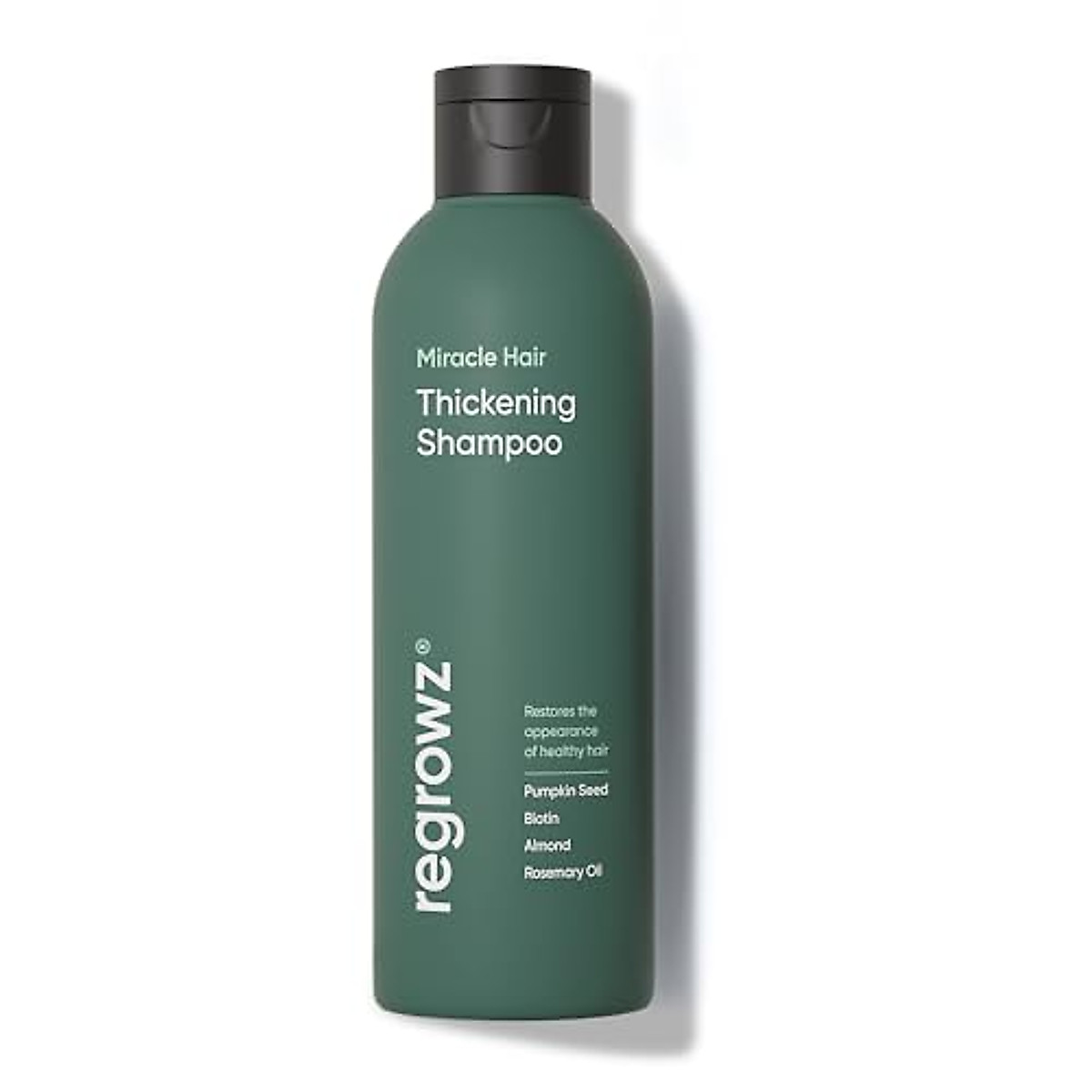 Regrowz Hair Thickening Shampoo for Natural Hair Growth - 7.6oz - Hair Growth Treatment for Men & Women for Thinning & Dry - DHT Blocker - Infused with Biotin, Saw Palmetto & Rosemary Oil