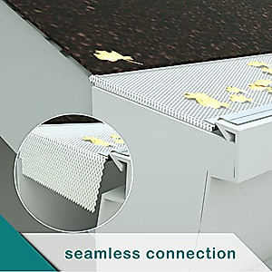 Daisypower 23ft Gutter Guards,5 Inch Stainless Steel DIY Leaf Protection,Micro-Mesh Gutter Cover System fits Any roof or Gutter Type,Anti-Leaf,Prevents Roof Clogged Downspouts