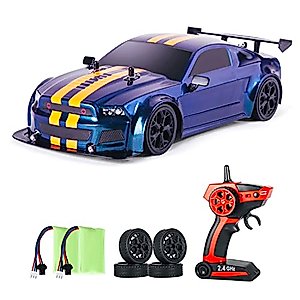 iBlivers RC Drift Car, 1:14 Remote Control Car 4WD Drift GT RC Cars Vehicle High Speed Racing RC Drifting Car Gifts Toy for Boys Kids