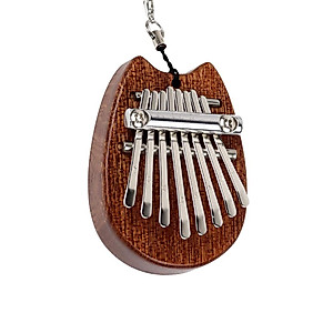 Mworld2 8 Key Mini Kalimba Exquisite Finger Thumb Piano, Mini Piano Musical Instruments, Professional Beginners Musical Instruments for Gift to Kids Friends Beginners