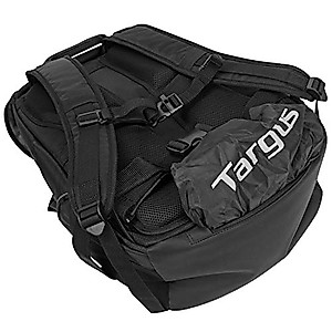 Targus Voyager II Travel and Commuter Business Backpack with Hideaway RainCover, Sternum & Waist Buckled Straps, Trolley Strap, Padded Shock-Absorbing Protection for 17.3-Inch Laptop, Black (TSB953GL)