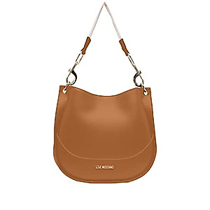 Love Moschino Women's Tan Bucket Crossbody Handbag