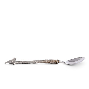 Vagabond House Pewter Song Bird Jam/Jelly/Fruit/Dip Spoon 6 inch Long