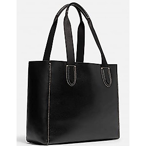 COACH DERBY TOTE IN PEBBLE LEATHER (SV/Black)