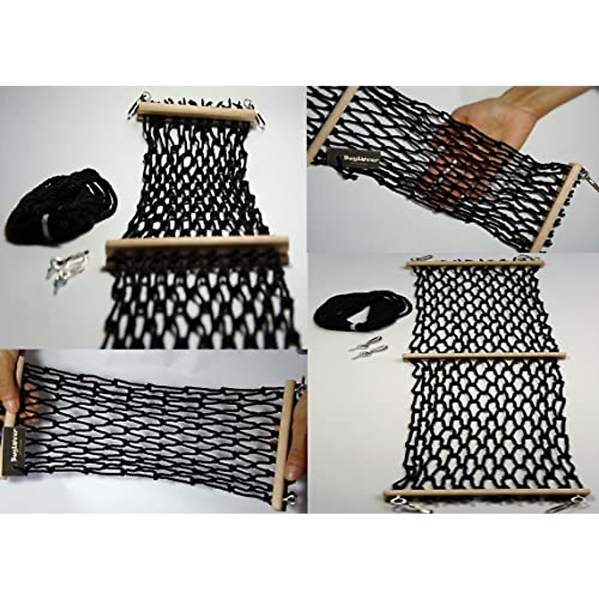 BuyLover -Chameleon Accessories cage, Reptile Hammock Climbing- Bird Ladder, Bearded Dragon, Hamster Bridge, Chicken coops Swing, Rat Toys, Parakeet, Terrarium Decor- 1 pc 22" H x 5" L