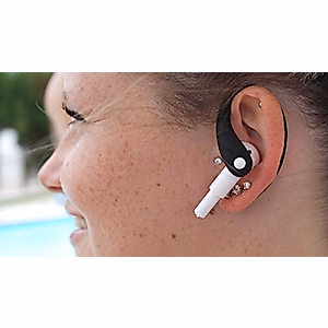 EARBUDi Earhooks Compatible with Your Wireless Apple AirPods | Black